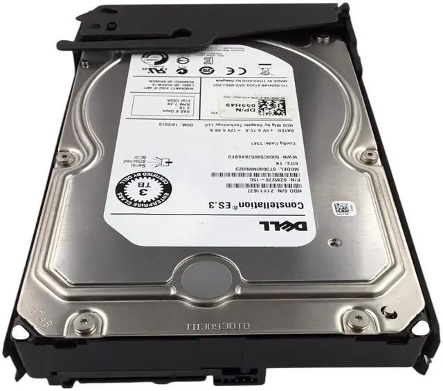 Refurbished: Dell Constellation ES.3 ST3000NM0023 055H49 3TB SAS 6 Gbps ...