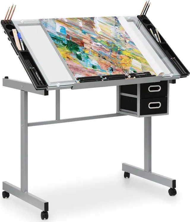 Art Desks And Storage Area