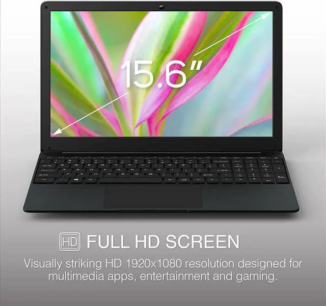 Packard Bell 15.6-inch IPS FHD 1920 x 1080 Laptop Computer, Intel ...