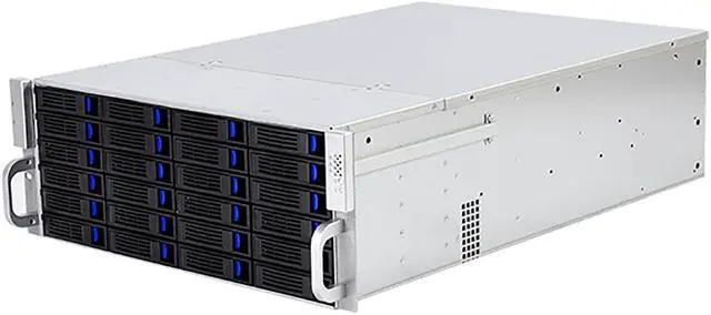 KCMconmey 4U 25.6 24 Bay 2.5 / 3.5 SATA / SAS Hot Swap Server Rackmount ...