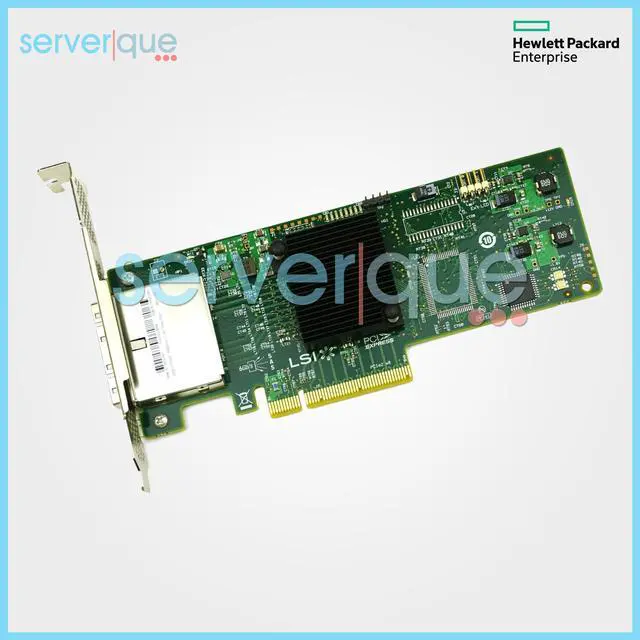 Refurbished: 614988-B21 HP Modular Smart Array SC08e 2-ports Ext PCIe x8 SAS HBA 617824-001 ...