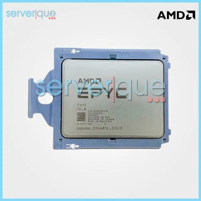 Refurbished: AMD EPYC 7V13 64-Core 2.45GHz "NO VENDOR LOCK" LGA4094 Processor 100-000000320 ...