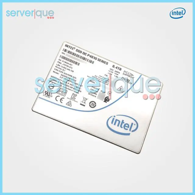 Refurbished: Intel SSD 6.4TB DC P4610 2.5 U.2 NVMe PCIe 3.0 ...