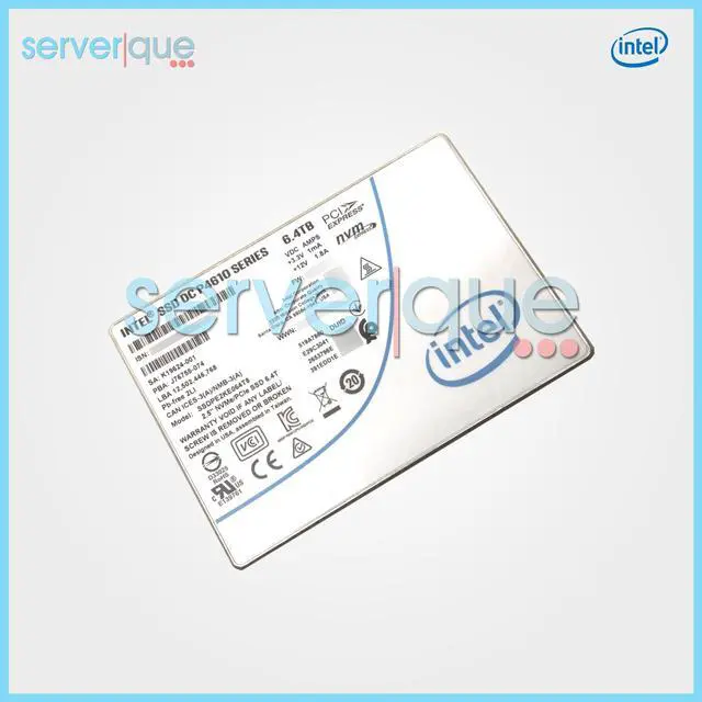 Refurbished: Intel SSD 6.4TB DC P4610 2.5 U.2 NVMe PCIe 3.0 ...