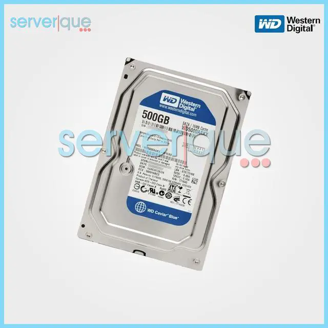 Western Digital Blue WD5000AAKX 500GB 3.5" SATA 6Gbps 16MB 7.2K Hard Drive - Newegg.com