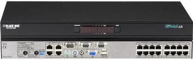 Black Box ServSwitch CX KVM Switch (1) Analog Console Port + (4) Users ...