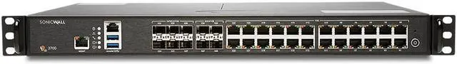 SonicWall NSA 3700 24-Port Network Security/Firewall Appliance ...