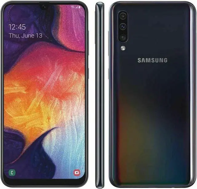 Refurbished: Samsung Galaxy A50 64GB Fully Unlocked Black - Grade A ...