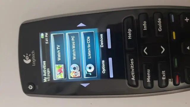 Logitech Harmony 900 Universal Remote w/ Touchscreen New Battery and ...