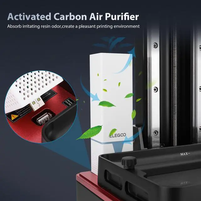 ELEGOO 3D Printer, Saturn 8K MSLA Resin 3D Printer, UV Resin ...