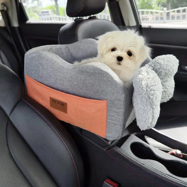 VEVOR Center Console Dog Car Seat Dog Booster Car Seat for Small Dog 8 ...