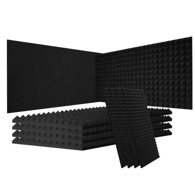 VEVOR Acoustic Foam Panels 4 Pack 48 x 24 x 2 in for Studio Wall and ...