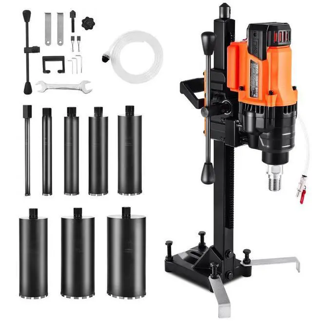 Diamond Core Drill Machine Concrete Core Drill Rig with Stand 8 in ...