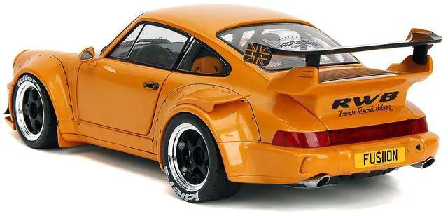RWB Bodykit "Hibiki" Orange Metallic "Pink Slips" Series 1/18 Diecast ...