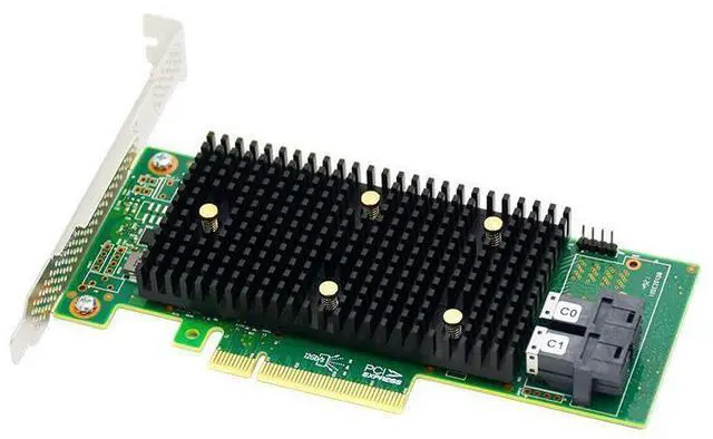 LSI Broadcom 9400-8i 12Gb/s Tri-Mode SAS SATA PCI-e Hot Bus Adapter ...
