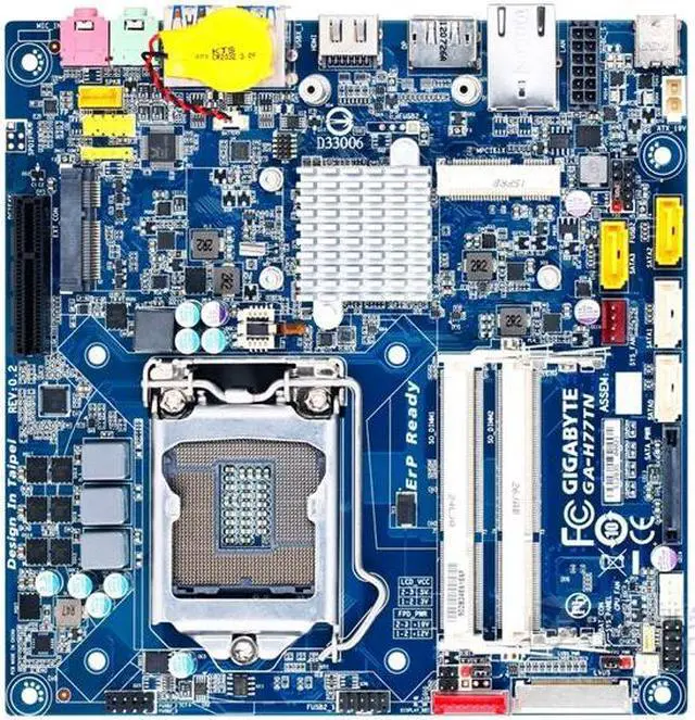 Refurbished: GIGABYTE GA-H77TN LGA 1155 Intel H77 DDR3 8GB Mini-ITX ...