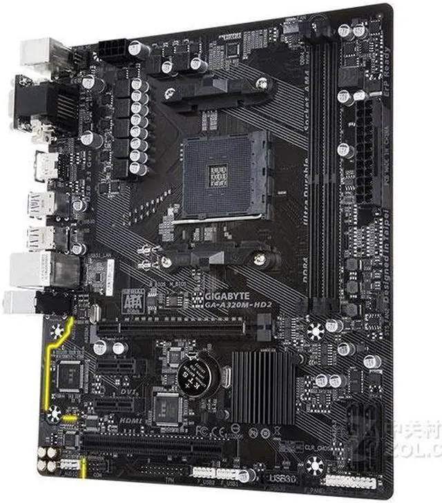 Refurbished: GIGABYTE A320M-HD2 Socket AM4 AMD A320 DDR4 32GB Micro ATX ...