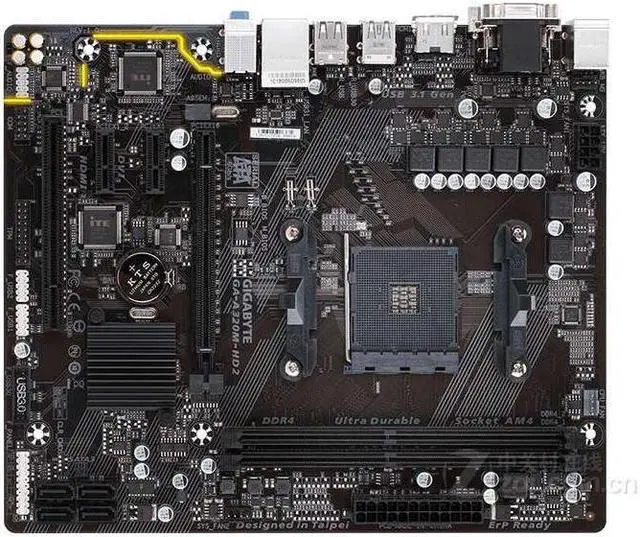 Refurbished: GIGABYTE A320M-HD2 Socket AM4 AMD A320 DDR4 32GB Micro ATX ...
