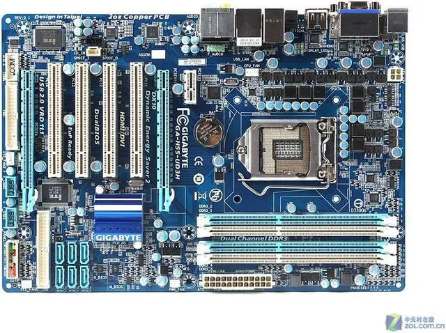 Refurbished: GIGABYTE GA-H55-UD3H LGA 1156 Intel H55 DDR3 16GB ATX ...
