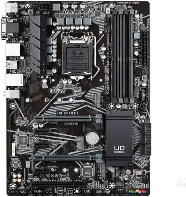 Refurbished: GIGABYTE H470 HD3 LGA 1200 Intel H470 DDR4 128GB ATX ...