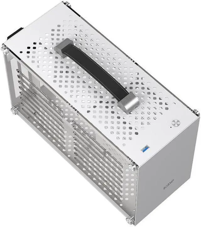 ALAMENGDA HB-I98 Mini Portable ITX Computer Case,MINI-Tower CASE, Full ...