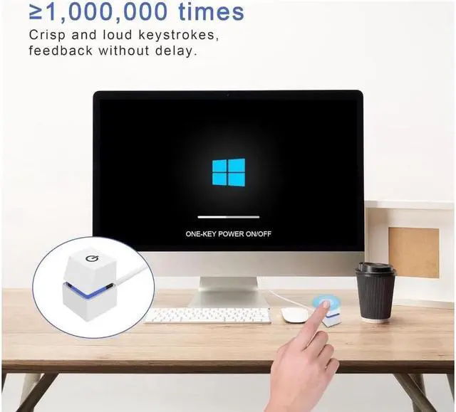 Desktop Computer Power Switch Power Supply Control Adapter Cable , 7 ...