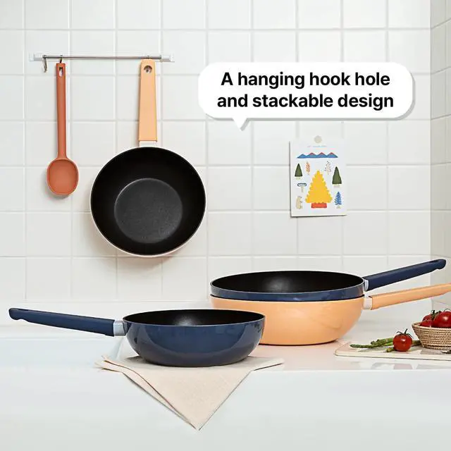 Dr.HOWS Allday Nonstick Wok Pan 12 Inch Stir-Fri Pan with Bakelite ...