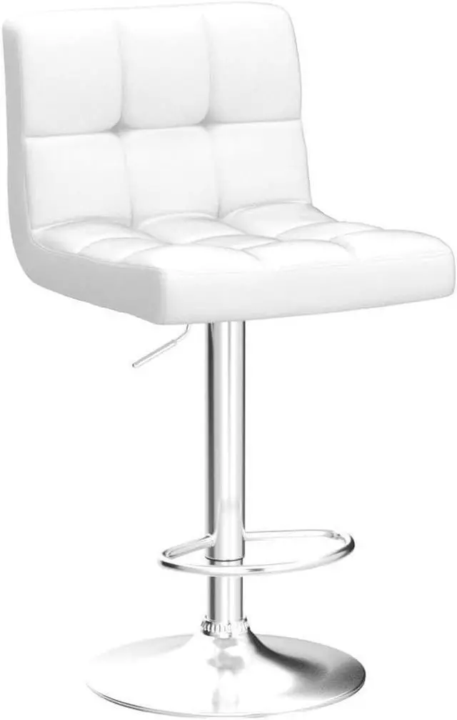 Furmax Bar Stools Modern Pu Leather Swivel Adjustable Hydraulic Bar ...