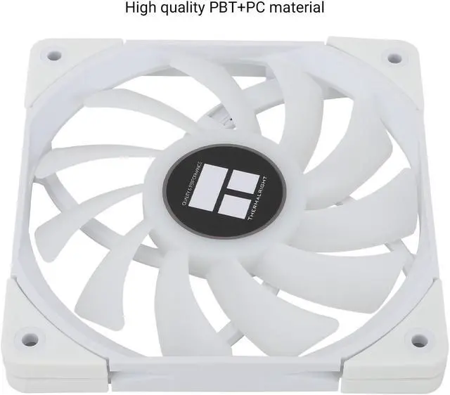 Thermalright C12015W-S cpu fan computer case fan quiet 4pin PWM ARGB PC fan, 15mm Slimline ...