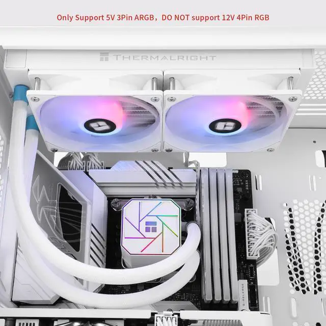 Thermalright AQUA ELITE 240 White V3 CPU Liquid Cooler, AIO Pump Head ...