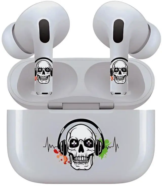 AirSkins - Decals for AirPods 3, Skeleton w/ Headphone Design, Scratch ...