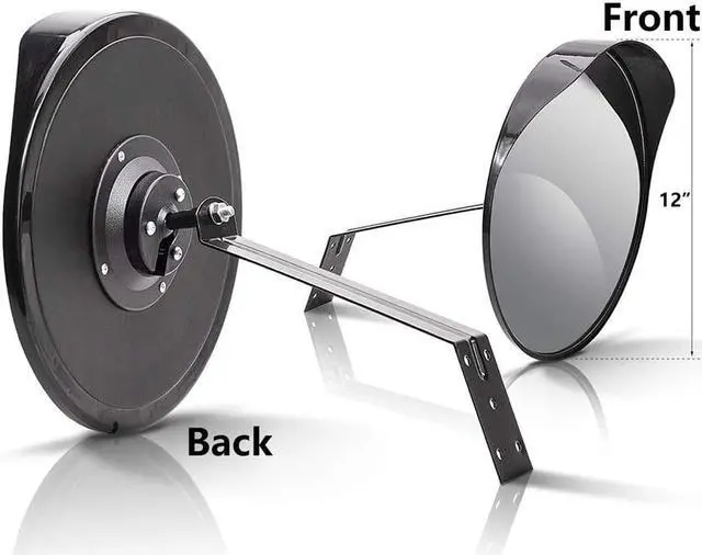 MEETWARM 12" Convex Security Mirror Curved Safety Mirror with ...