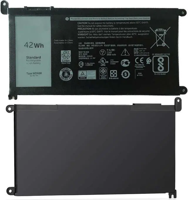 Hecales WDX0R 42Wh Laptop Battery Compatible with Dell Inspiron 13 15 ...