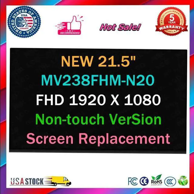 NUOLAISUN 23.8" for DELL MV238FHM-N20 CWWCP 0CWWCP FHD LCD Screen ...