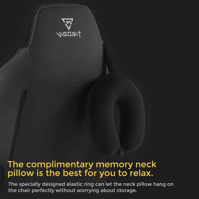 Vigosit Gaming Chair Office Chair with Magnetic headrest, 4D Armrest ...