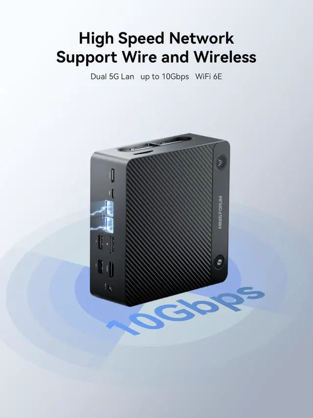 MINISFORUM UH125 Pro Mini PC Core Ultra 5 Processor 125H 32GB DDR5 1TB ...