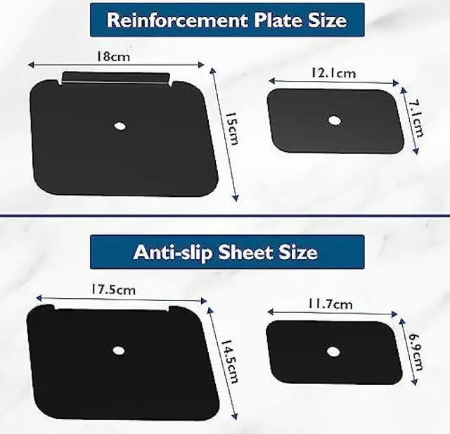 BONTEC Steel Monitor Mount Reinforcement Plate, Monitor Bracket Plate ...