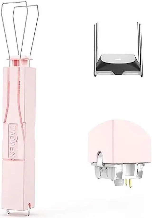 KEMOVE P10 2-in-1 Switch Puller Keycap Puller for Mechanical Keyboard, 304 Stainless Steel Key ...