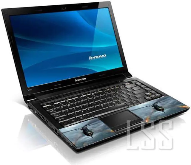 LSS 17 17.3 Inches Laptop Notebook Skin Sticker with 2 Wrist Pads ...