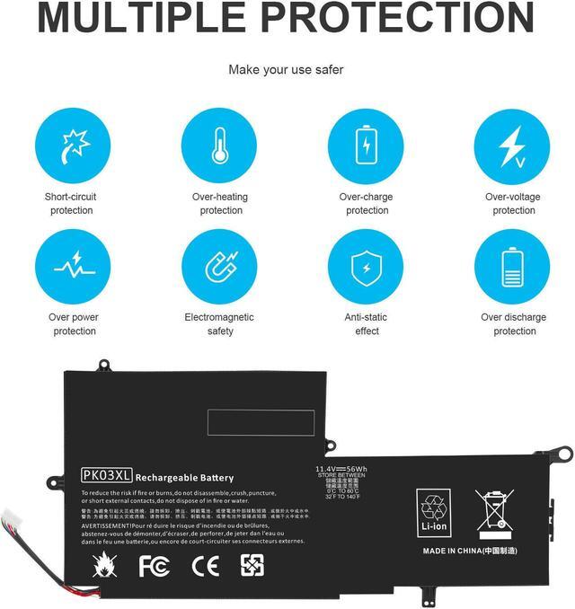 11.4V Battery for HP Spectre PK03XL PKO3XL 6789116-005 11.4V Battery for HP Spectre PK03XL PKO3XL 6789116-005