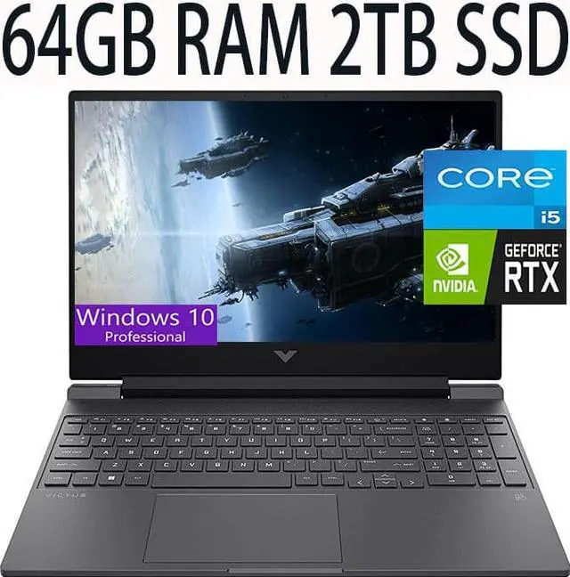 HP Victus 15 Gaming laptop, 12th Gen Core i5-12450H 8-Cores Processor ...