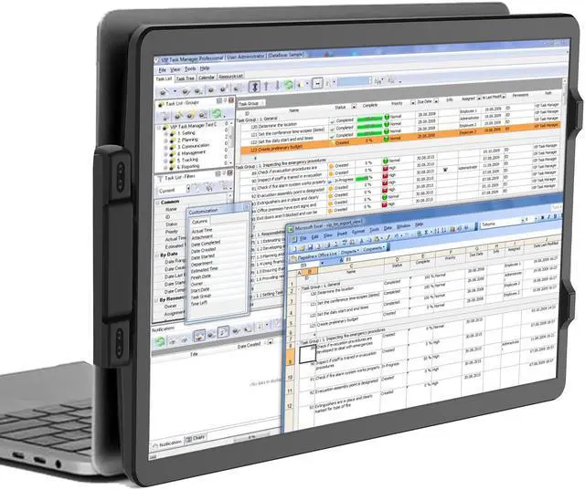 1 Set 14.1 Inch Laptop Expansion Screen Support Type-C 3.1 High Clarity ...