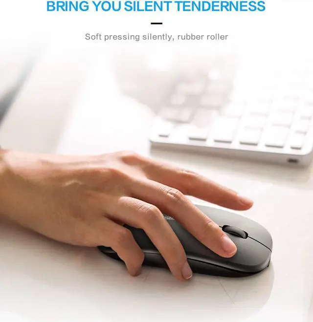 INPHIC Wireless Mouse for Laptop, [Upgraded 700mAh], 2.4G Silent ...