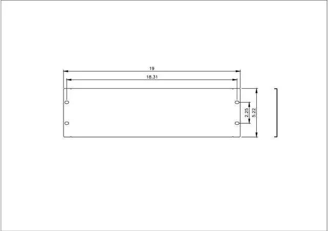 3U Blank Rack Mount Panel Server Network Racks Enclosures Spacer 19 ...
