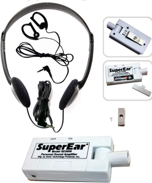 Personal Sound Amplifier Model SE5000 (PSAP), 50dB Gain, Hand Held ...