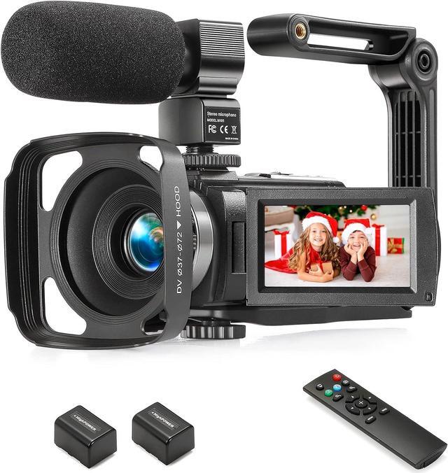 Video Camera Camcorder Full HD 1080P 36.0 MP Webcam YouTube Vlogging Camera Recorder 16X Digital Zoom Touch Screen Camcorders Camera with Microphone