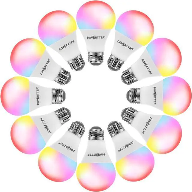 DAYBETTER Tuya Smart Light Bulbs, RGBCW WiFi Color Changing Led Bulbs ...