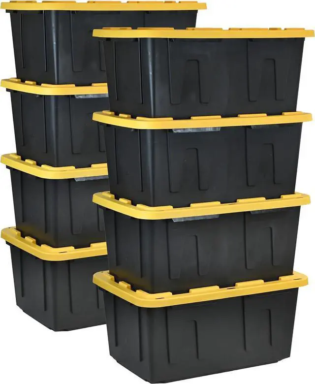 Black & Yellow®, Shelving Unit and Heavy Duty Storage Containers ...