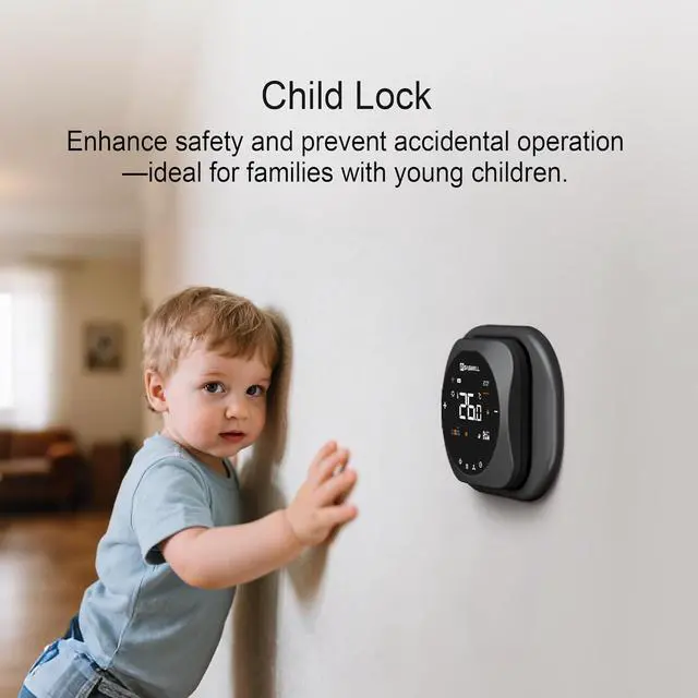 Smart WiFi Thermostat for Home, Programmable with C-Wire Adapter, 3H/2C ...