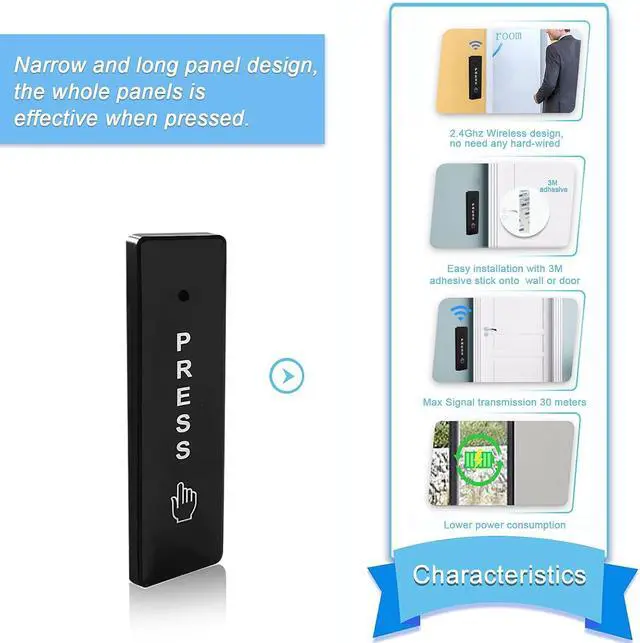 2.4GHz WiFi Access Control 400lb Holding Force Electic Magnetic Door ...